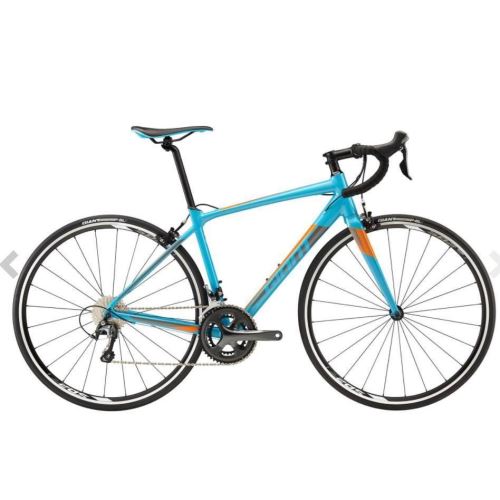 Bicicleta Giant Contend SL 2 - Blue/Charcoal/Orange 2018 - Giant ...